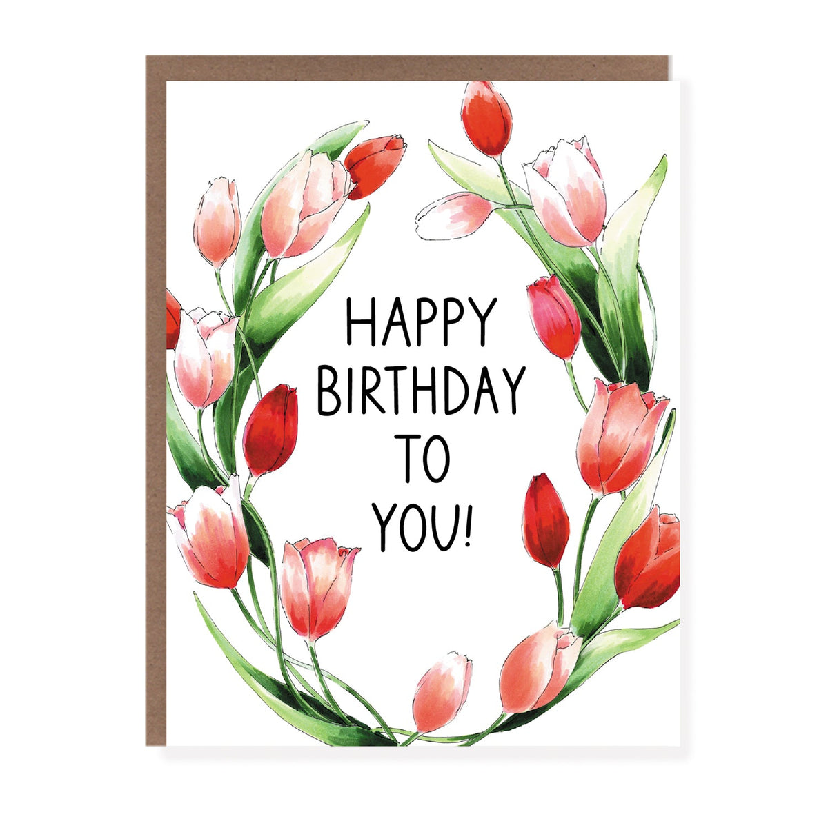 Tulip Wreath Birthday Card Boxed Set – Morgan Swank Studio