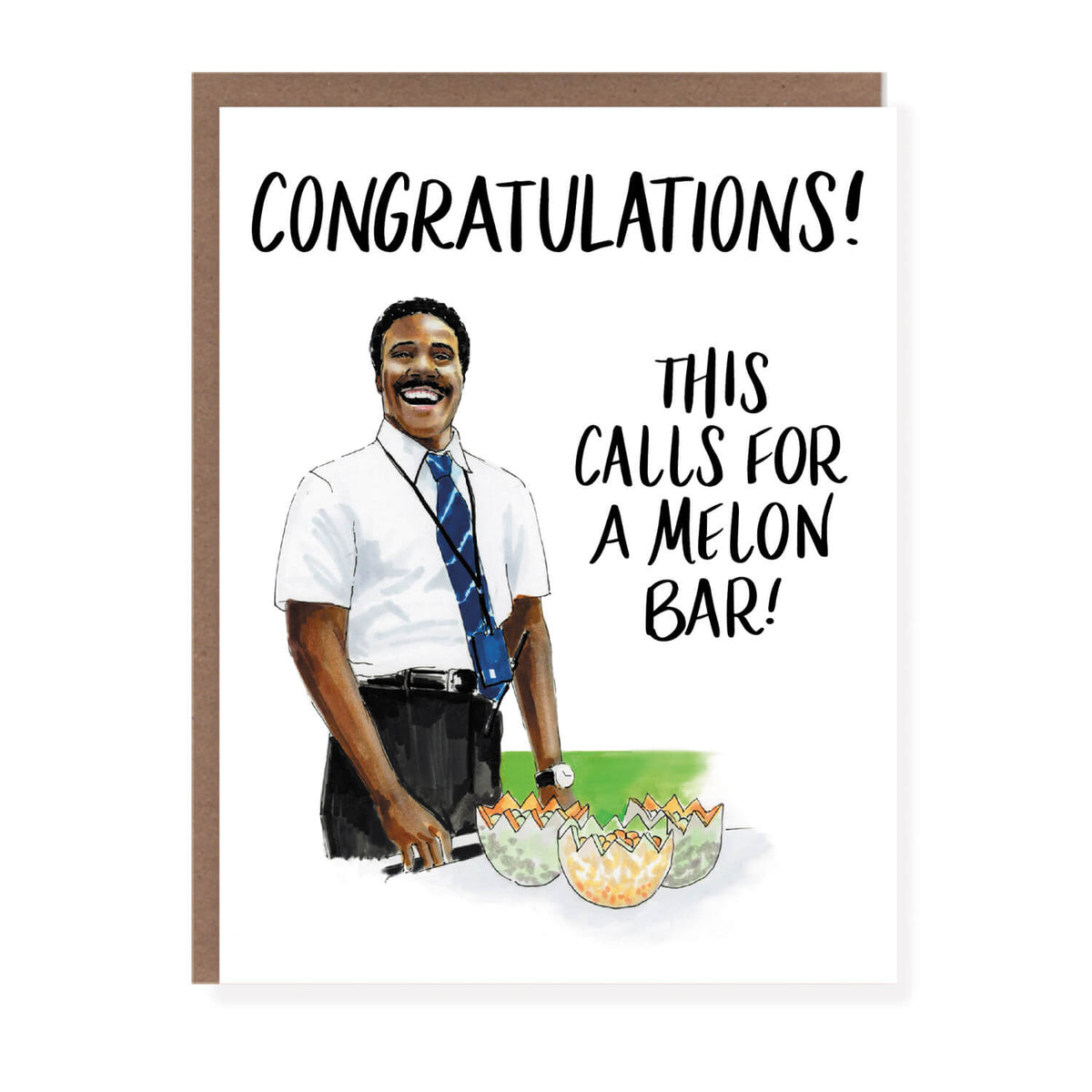 Melon Bar Congratulations Milchick Card – Morgan Swank Studio