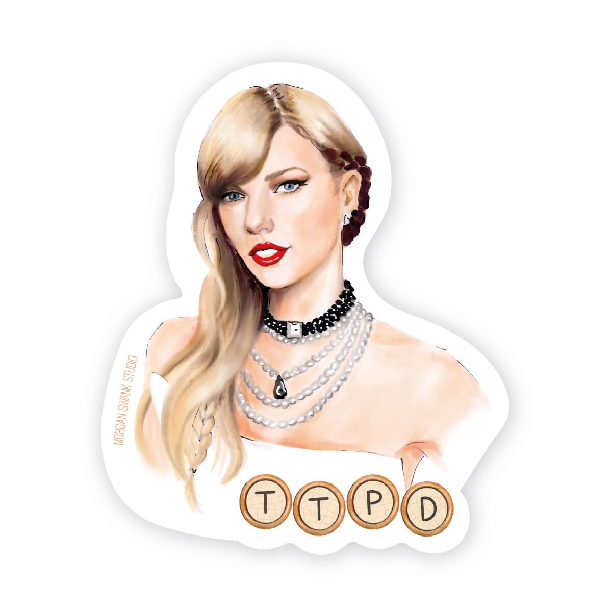 Taylor TTPD Sticker – Morgan Swank Studio