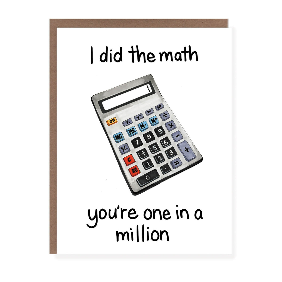 I Did The Math | Love and Congratulations Card – Morgan Swank Studio