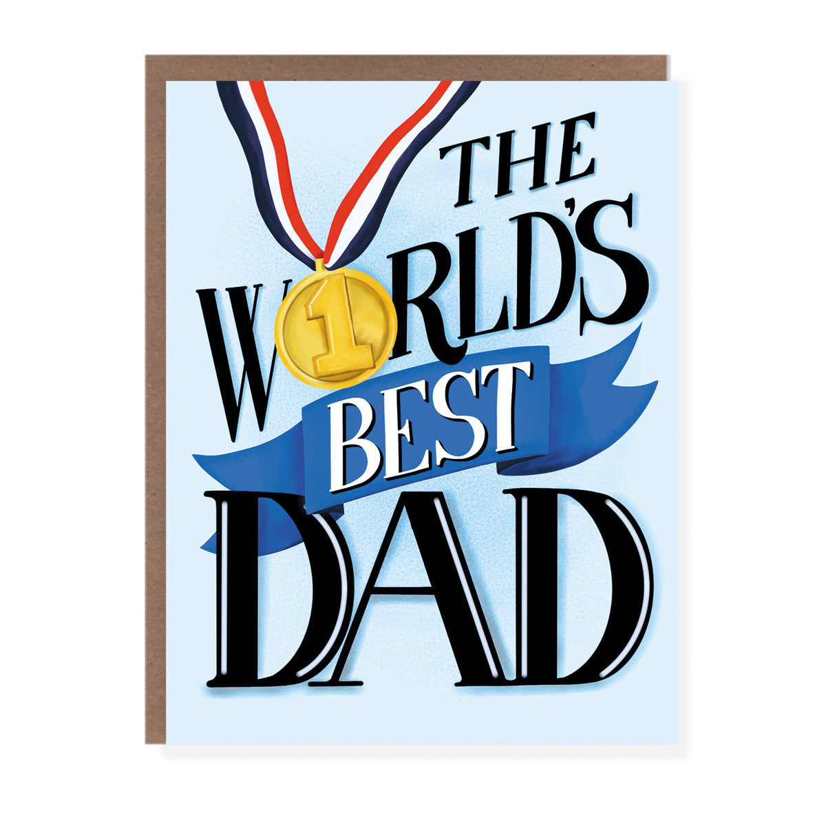 World's Best Dad Father's Day Card – Morgan Swank Studio